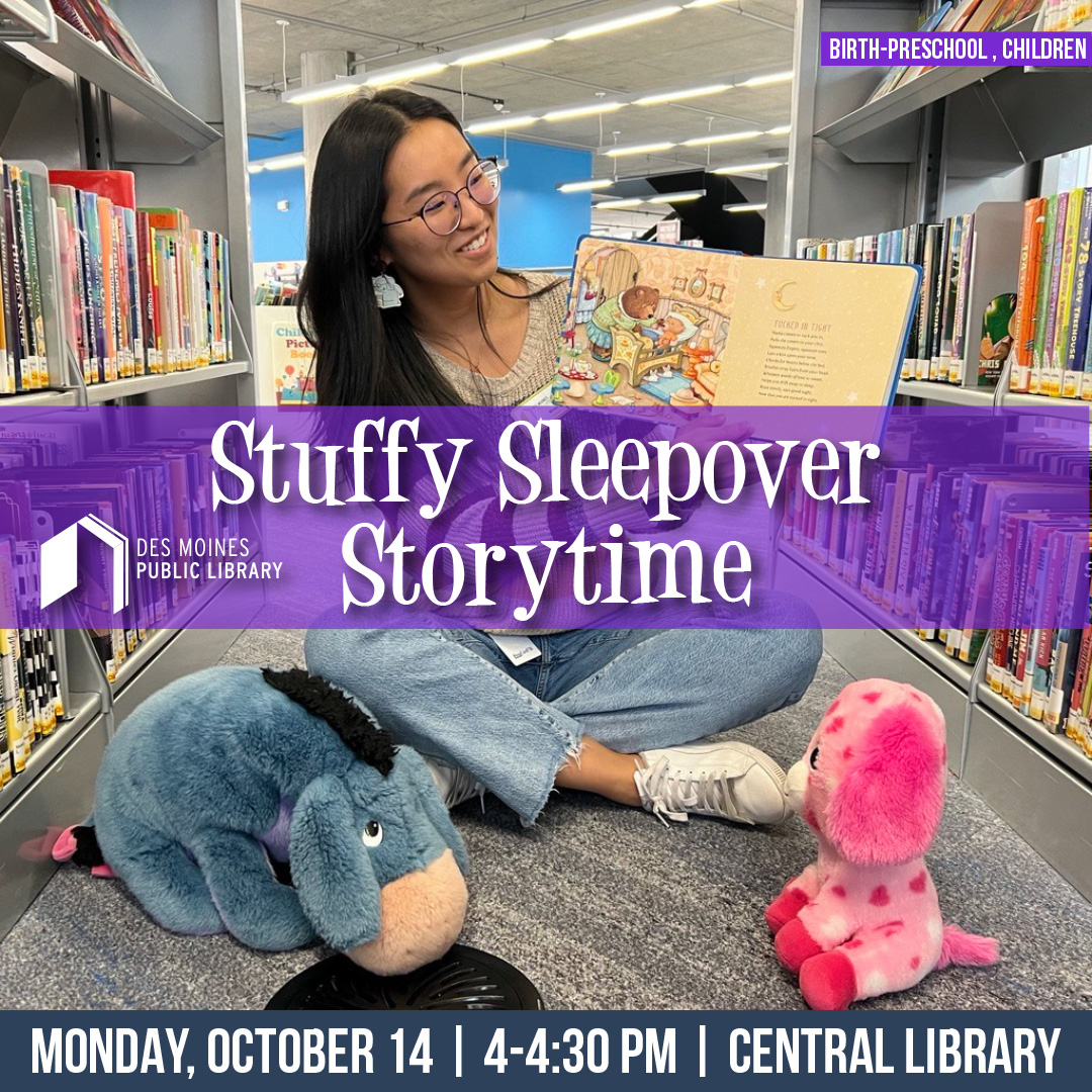 Stuffy Sleepover Storytime | Des Moines Public Library